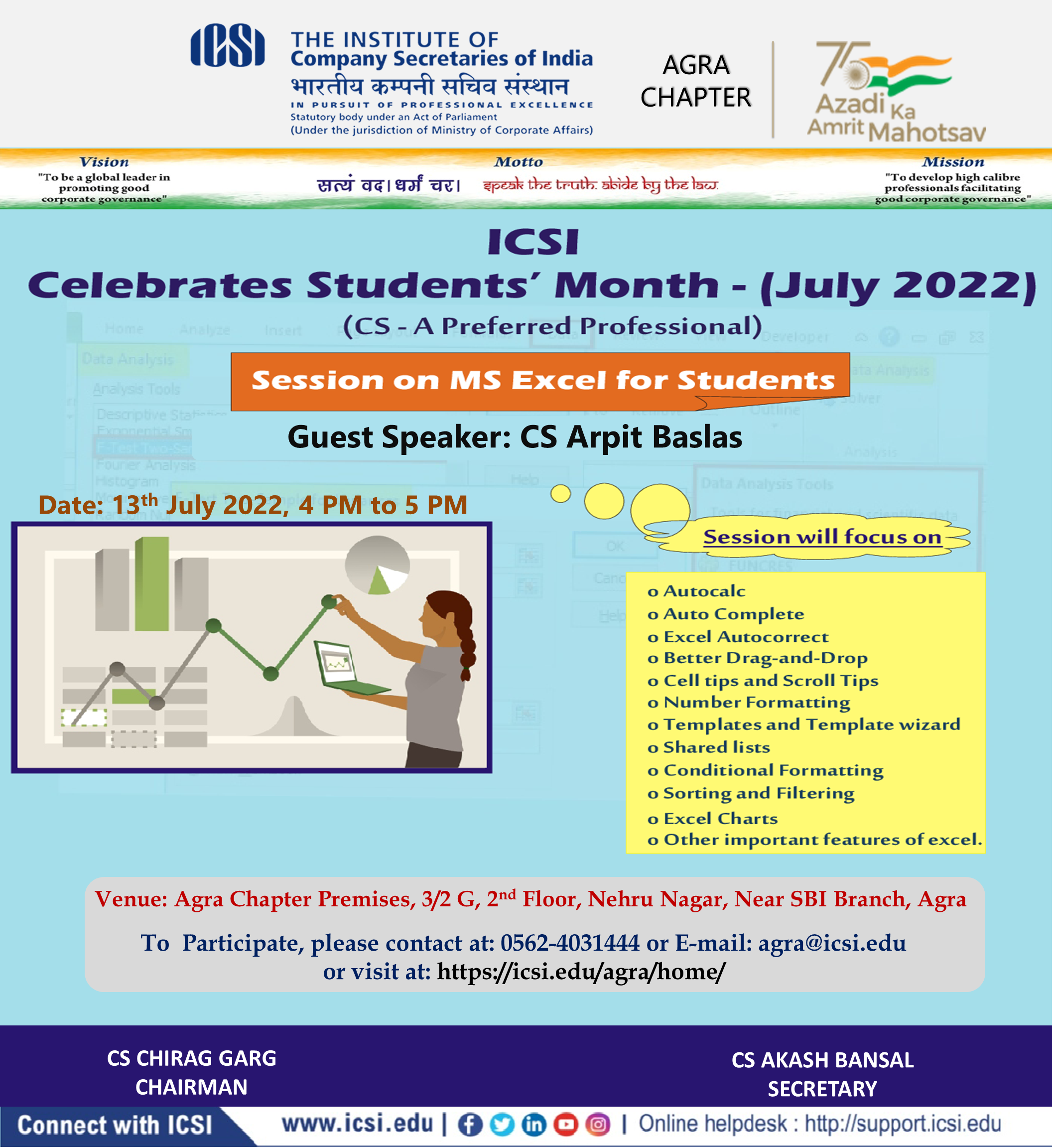 ICSI - ICSI STUDENT MONTH