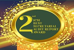 2nd ICSI Best Secretarial Audit Report Award | ICSI