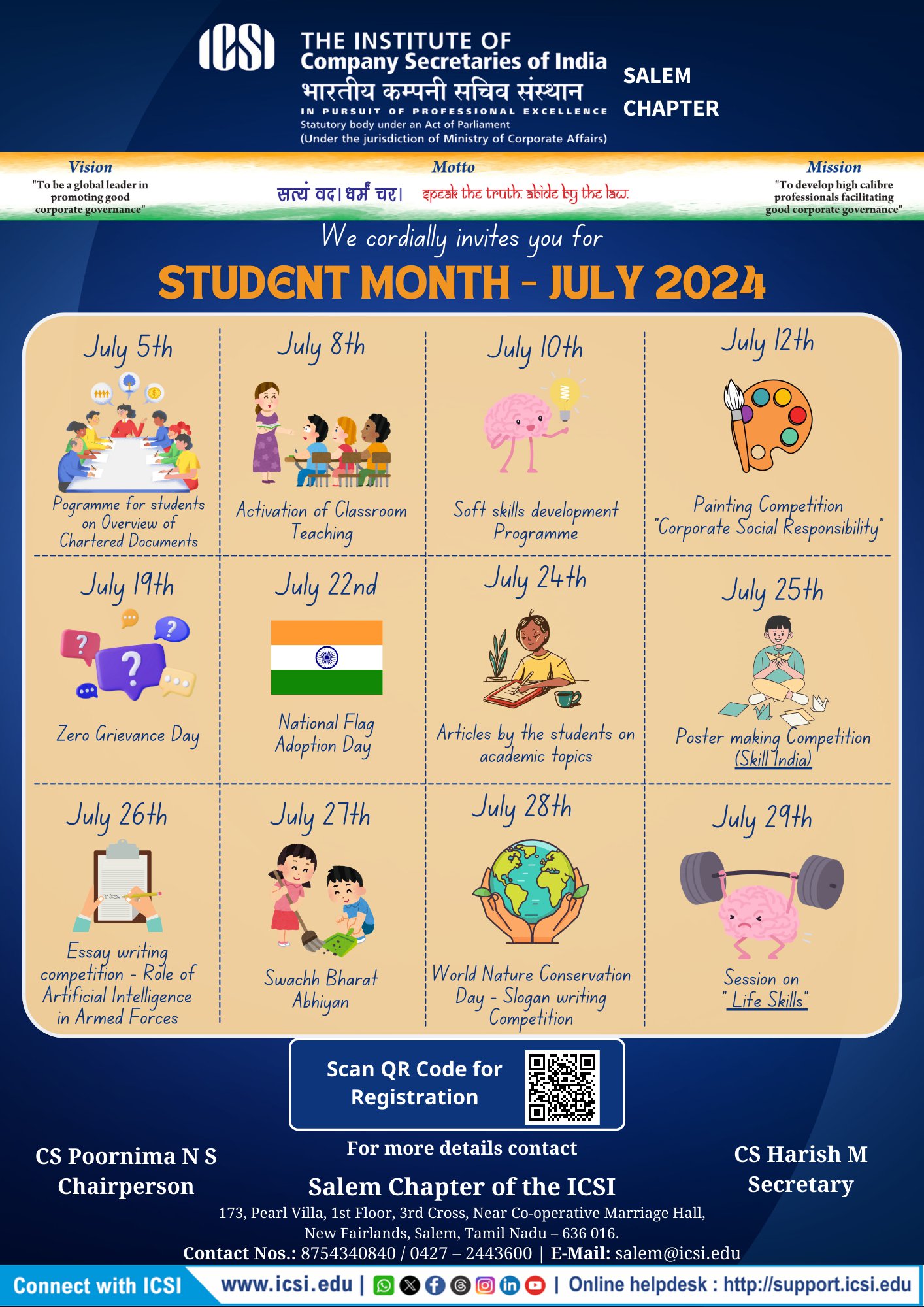 ANNOUNCEMENTS | ICSI