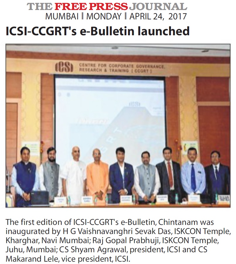 PrintMediaCoveragesApr2017 | ICSI