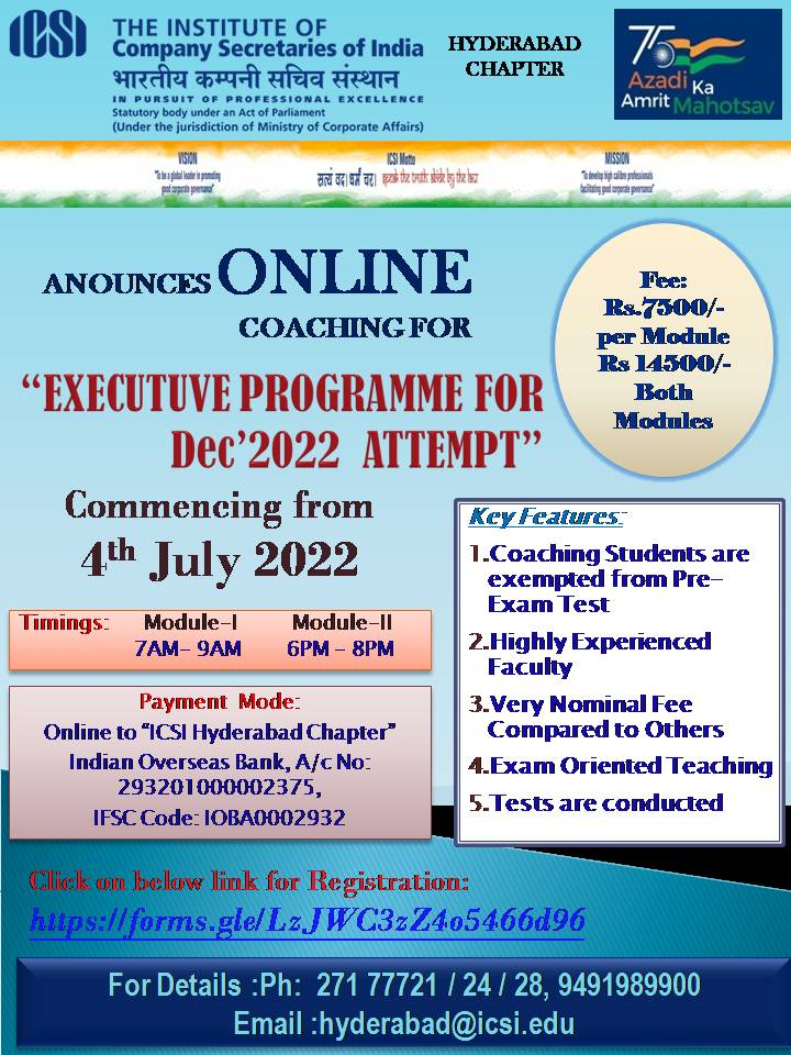 ICSI - Online Classes