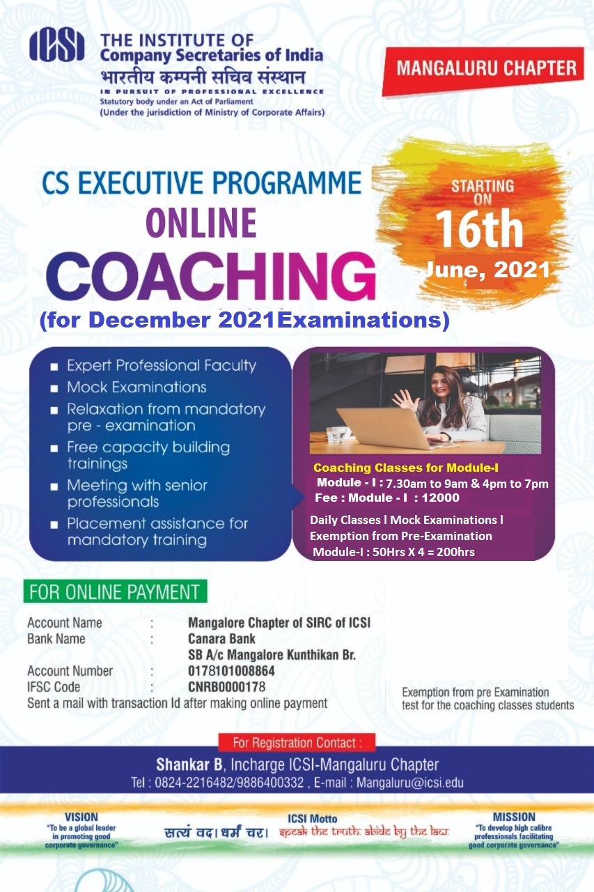 ICSI - Online Classes