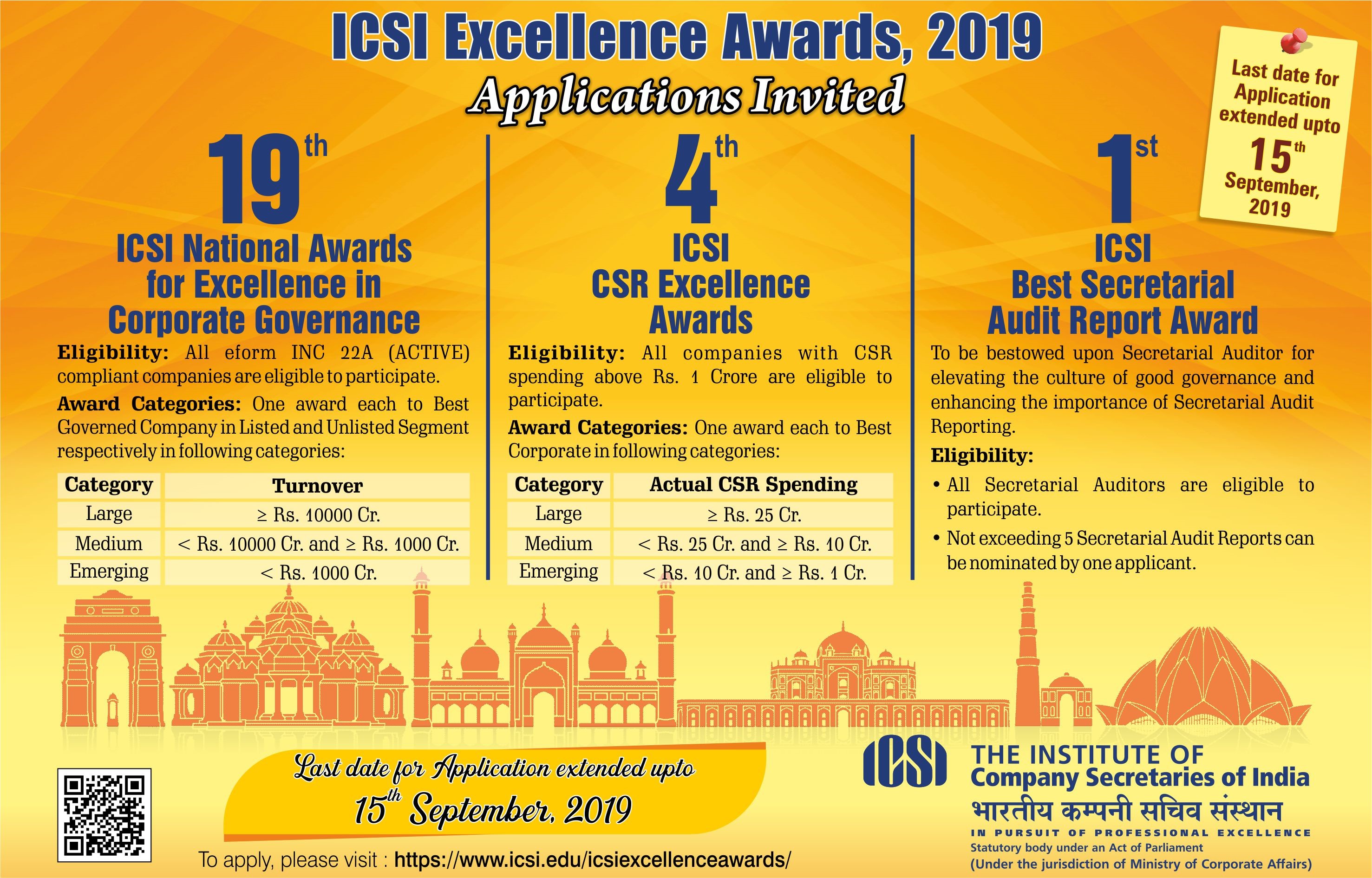 ICSI - ICSIexcellenceAwards